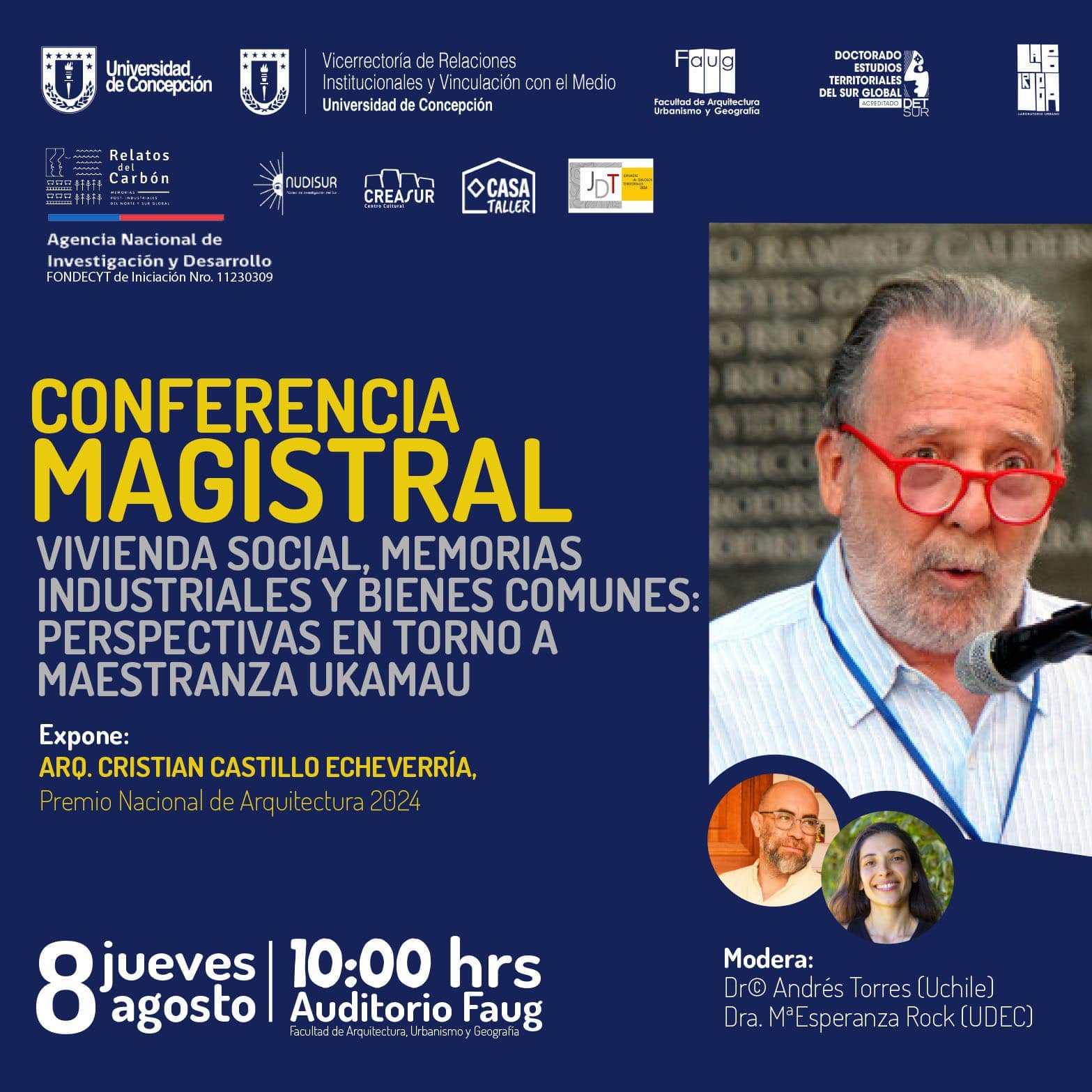 Cristián Castillo, Premio Nacional de Arquitectura 2024, brindará ...